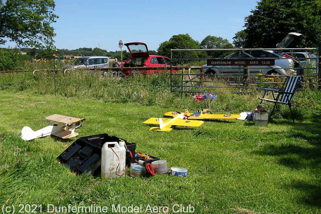 A day at the Inverkeithing site. | Dunfermline Model Aero Club